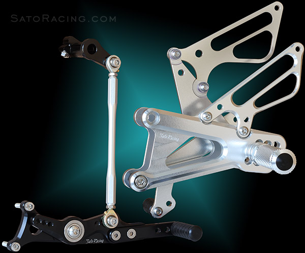 SATO RACING | Rear Sets - Triumph Daytona 675 / Street Triple -'12