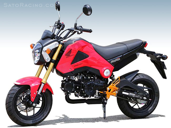 SATO RACING | Rear Sets - Honda Grom/ MSX125 ('14- )