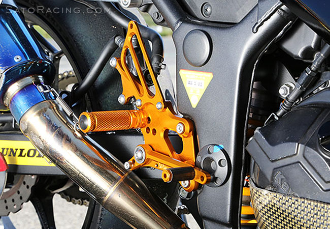 SATO RACING | Race Concept Rear Sets - Kawasaki Ninja 300 / 250 (non ...