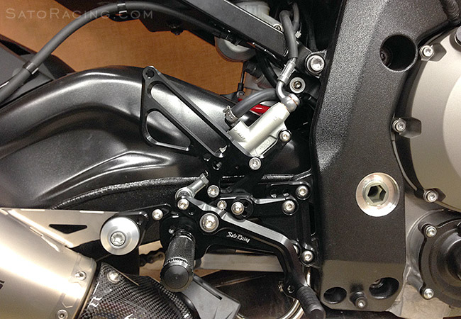 SATO RACING | Rear Sets (standard version) - BMW S1000RR -'14 / HP4