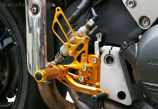 SATO RACING | Rear Sets - Honda VFR800/ Interceptor ('02-'12)